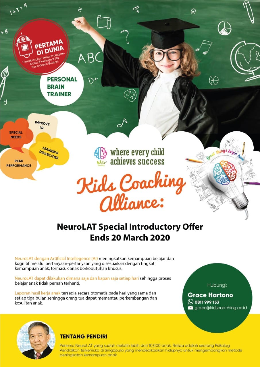 NeuroLAT Special Introductory Offer Ends 20 March 2020 | Kids Coaching ...